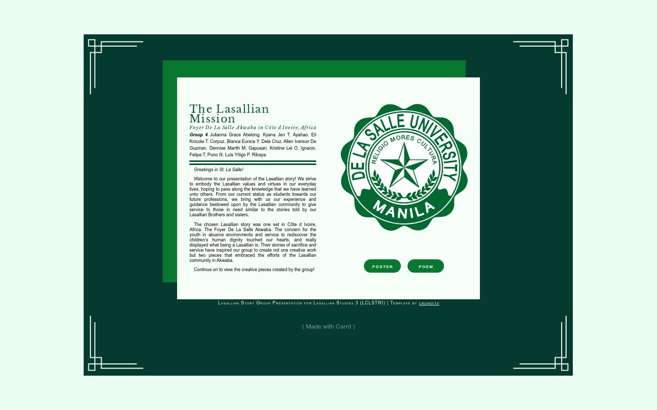 The Lasallian Mission